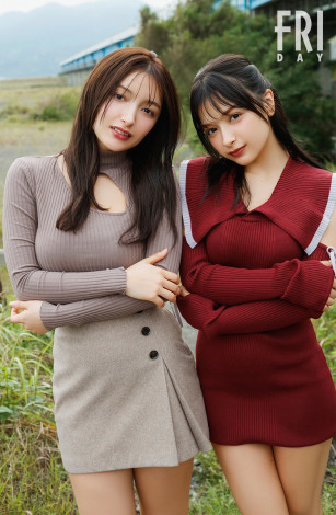 グラビア界の新女王・エリマリ姉妹が大ボリュームの特集で『FRIDAY』登場 | ニュース | Deview-デビュー