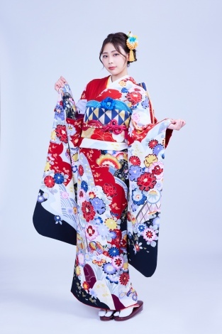 札幌市出身のモデル・宇良田まい、#振袖gramのカタログで振袖姿披露 2枚目 | ニュース画像 | Deview-デビュー